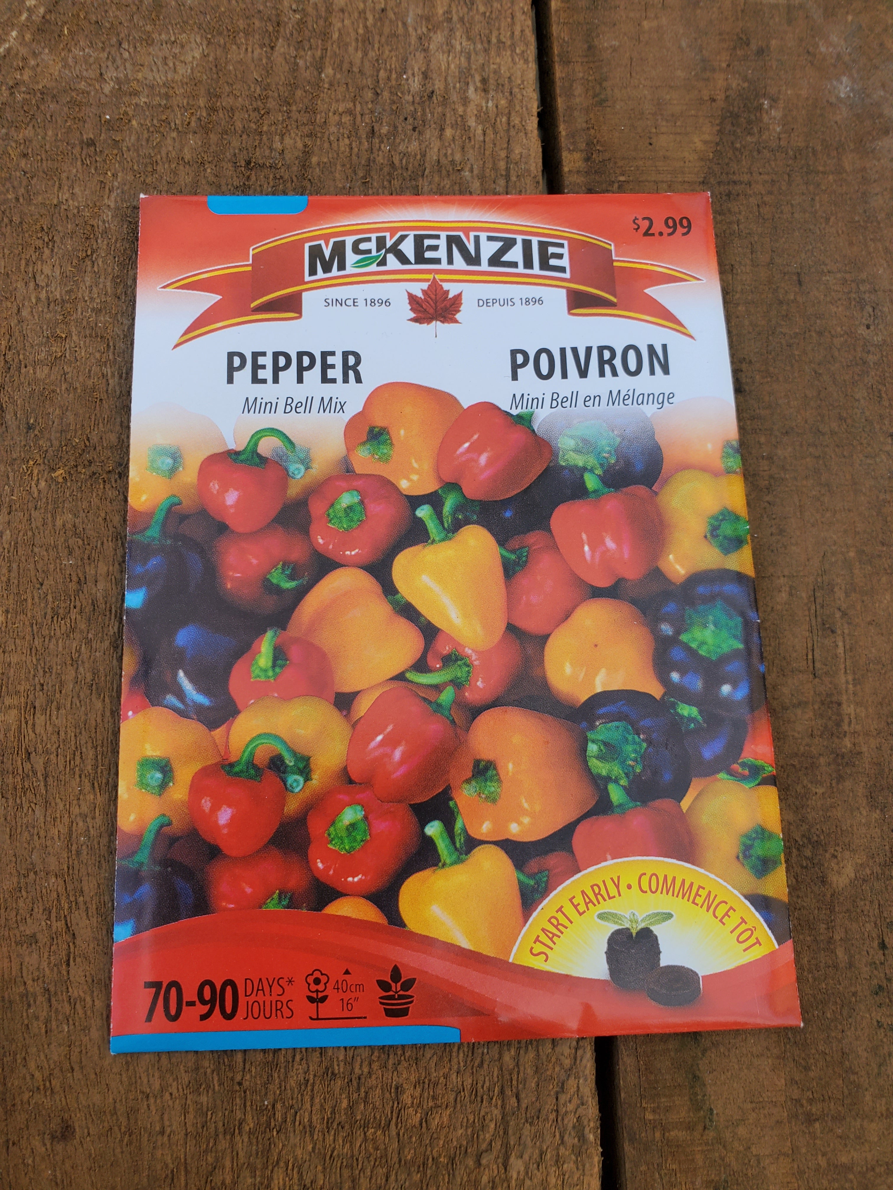 Pepper Seeds - Mini Bell Mix – Greenland Garden Centre