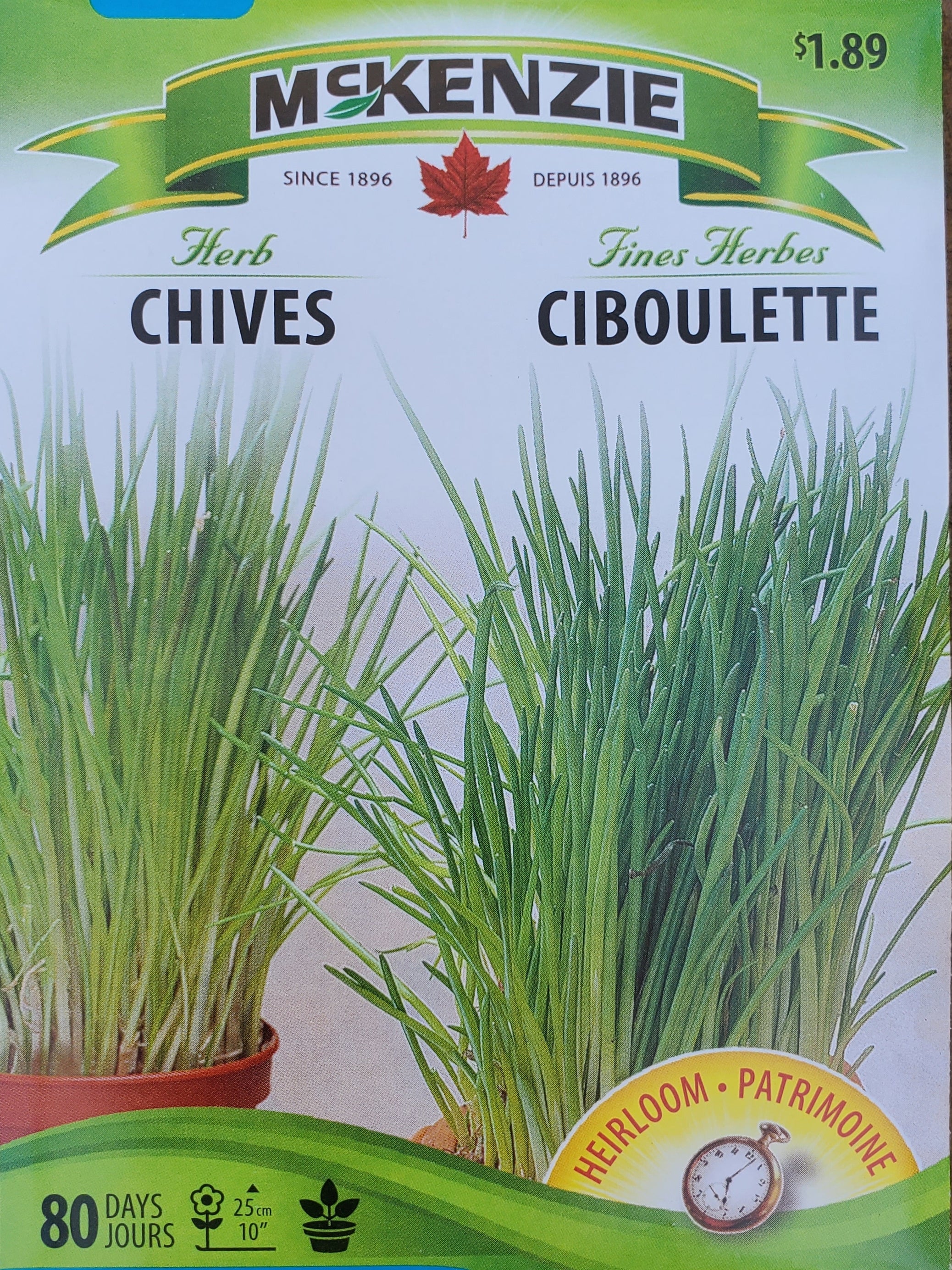 Chives Seeds (McKenzie) – Greenland Garden Centre