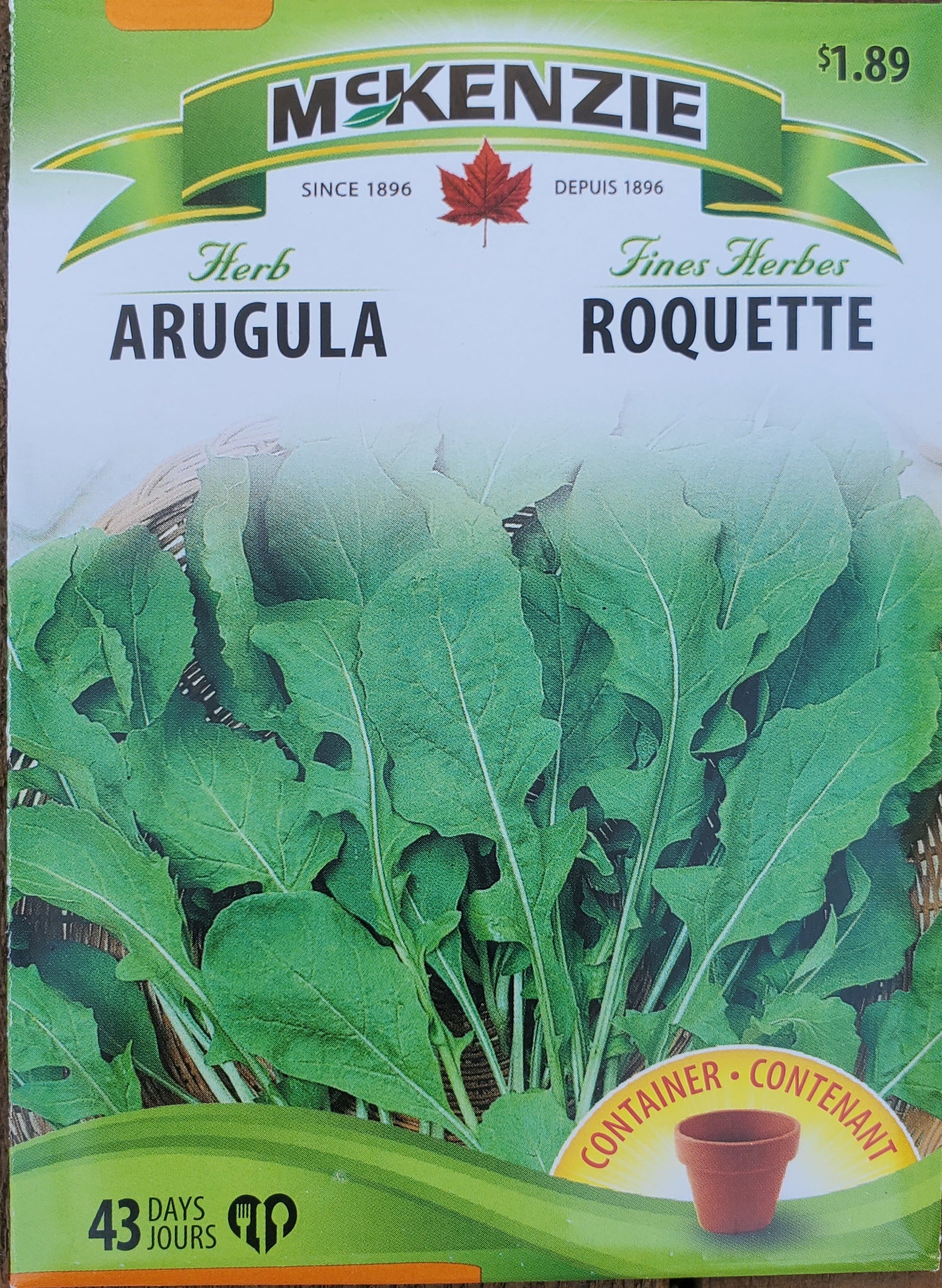 Arugula Seeds – Greenland Garden Centre